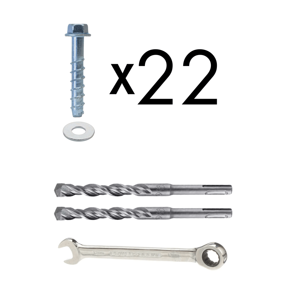 IntegraRack Concrete Slab/Footing Anchor Bolt Mounting System - Ben's Deals