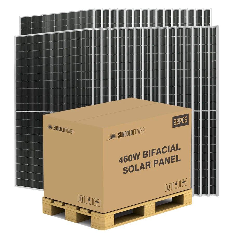 SunGoldPower 460W Mono PERC Solar Panel Full Pallet (32 P... | Ben's Deals