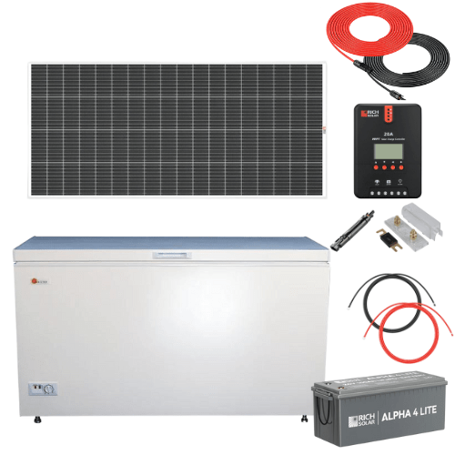 Sunstar ST-15CF DC | 15 cu ft Freezer with Solar Kit B | Ben's Deals